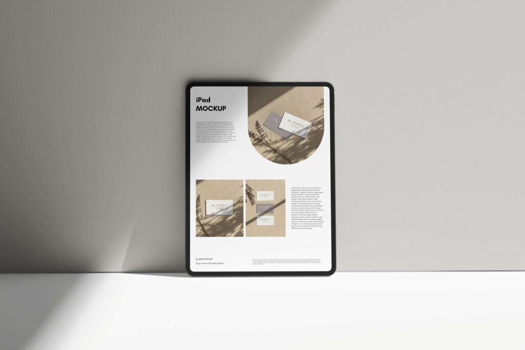 Minimal iPad Mockup – MasterBundles