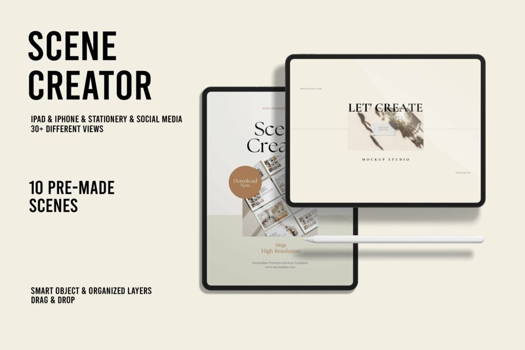 Full Scene Creator Mockup – MasterBundles