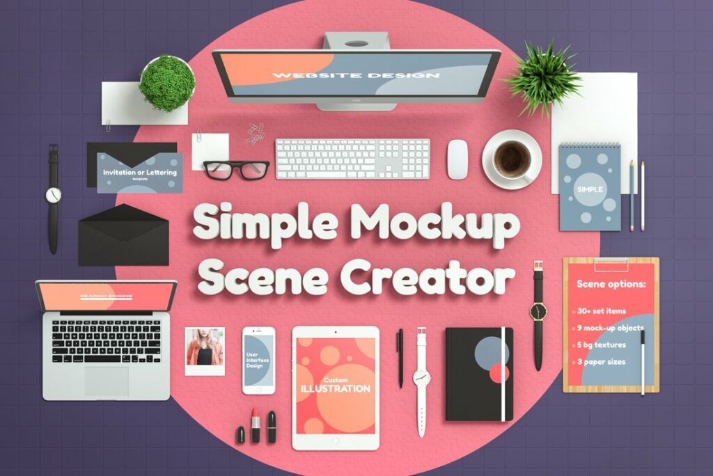 Simple Mockup Scene Creator – MasterBundles