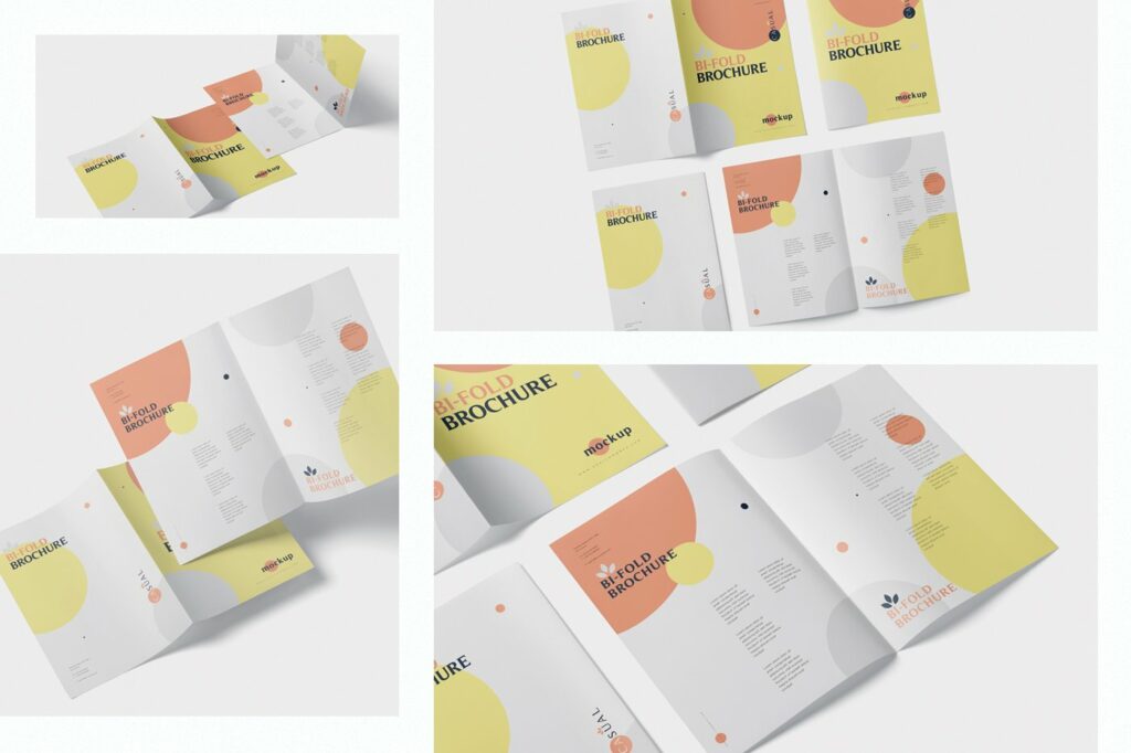 A5 Bi-Fold Brochure Mock-Up – MasterBundles