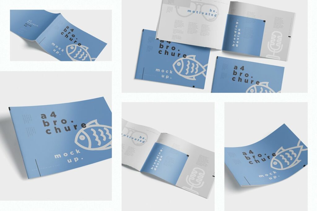 A4 Landscape Brochure Mock up – MasterBundles