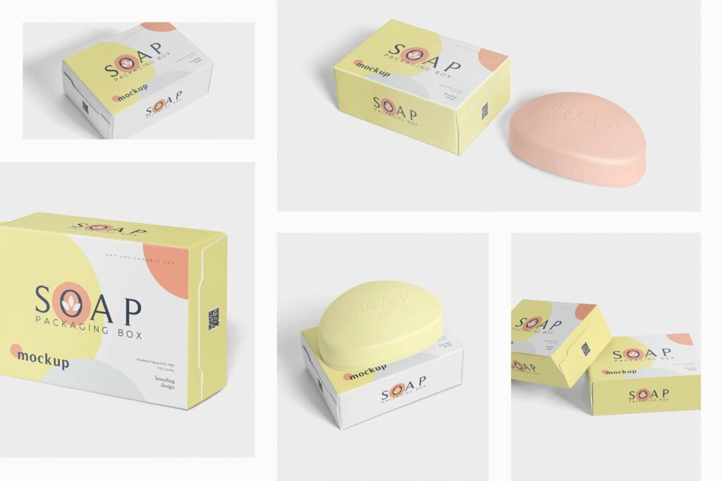 Packaging Box & Soap Mockup – MasterBundles