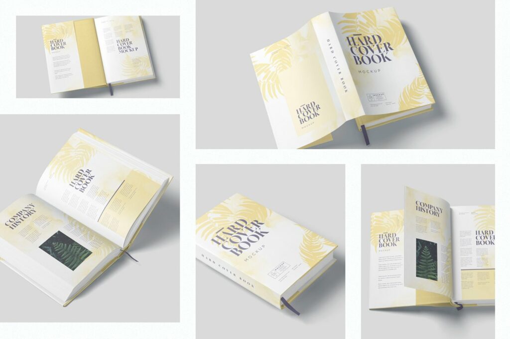 Hardcover Book Dust Jacket Mockups – MasterBundles