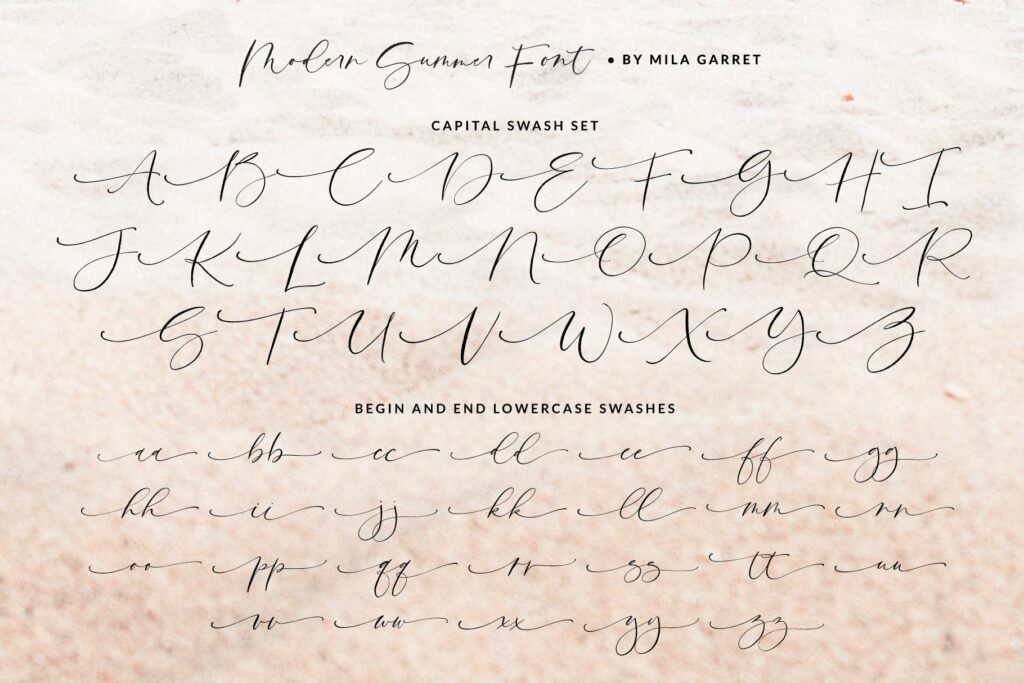 Modern Summer Calligraphy Logo Font – MasterBundles
