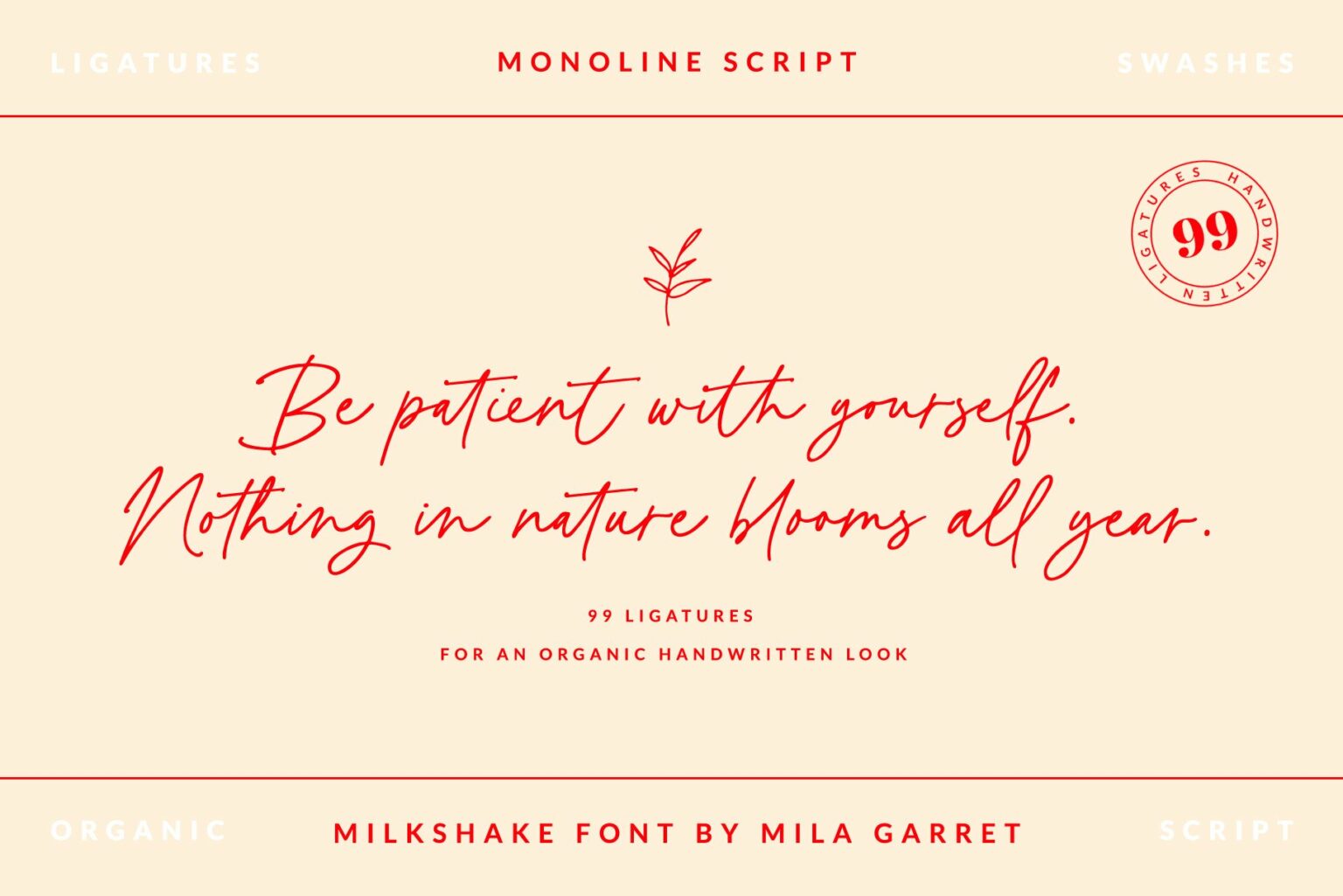 Milkshake Modern Handwritten Script – MasterBundles