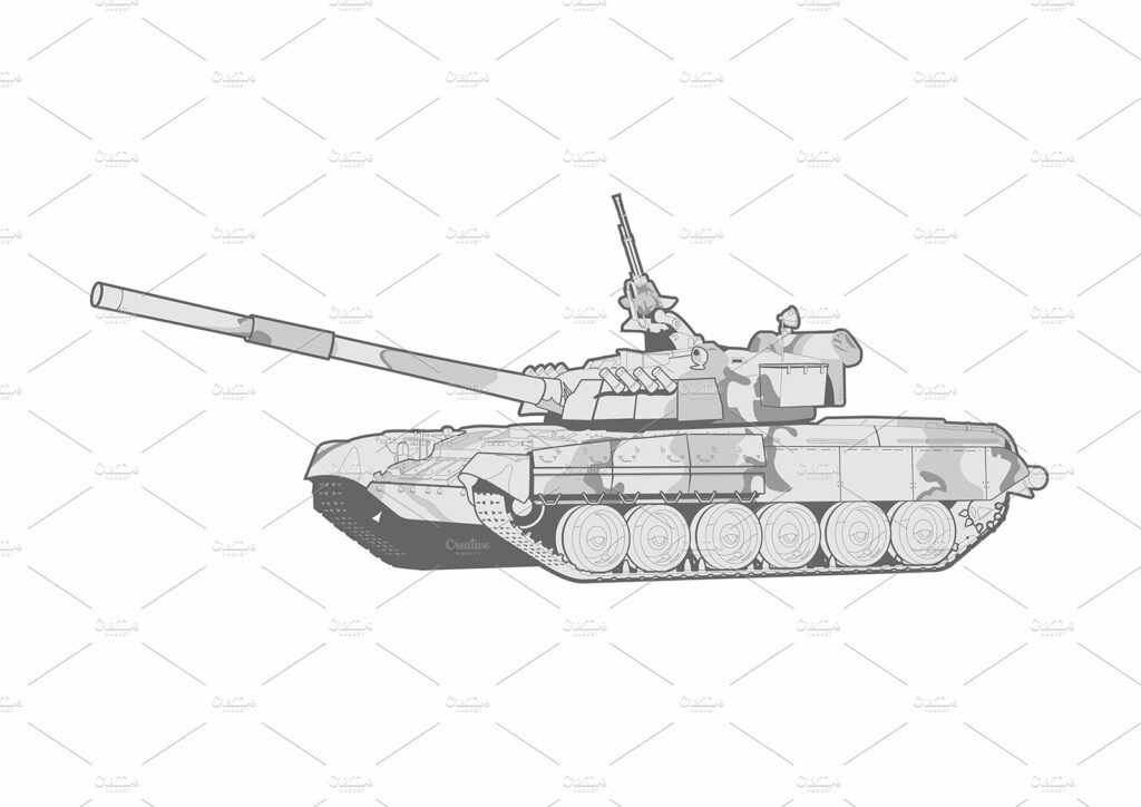 Modern heavy tank – MasterBundles