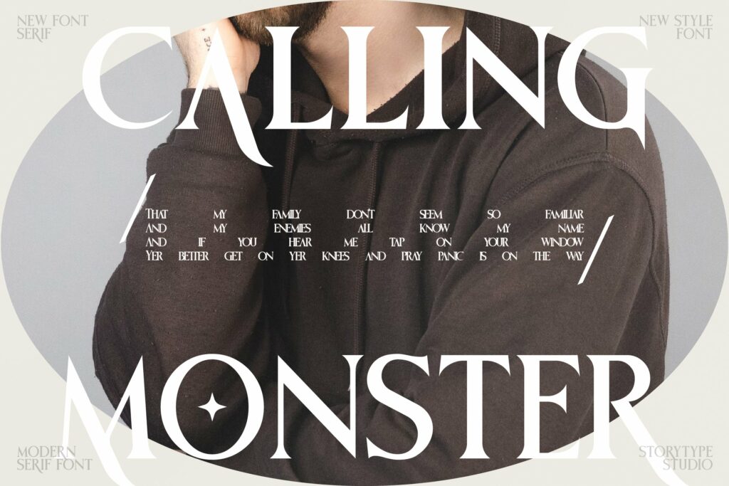 Monster Of Fantasy Modern Serif Font – MasterBundles