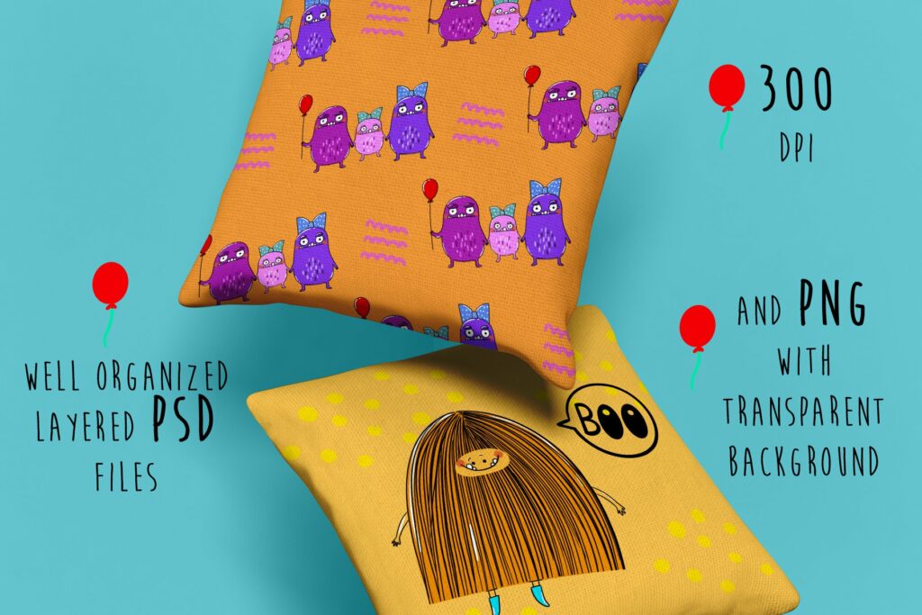 Monstars Children Illustrations Set – MasterBundles