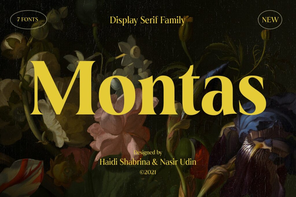 Montas - 7 Fonts – MasterBundles