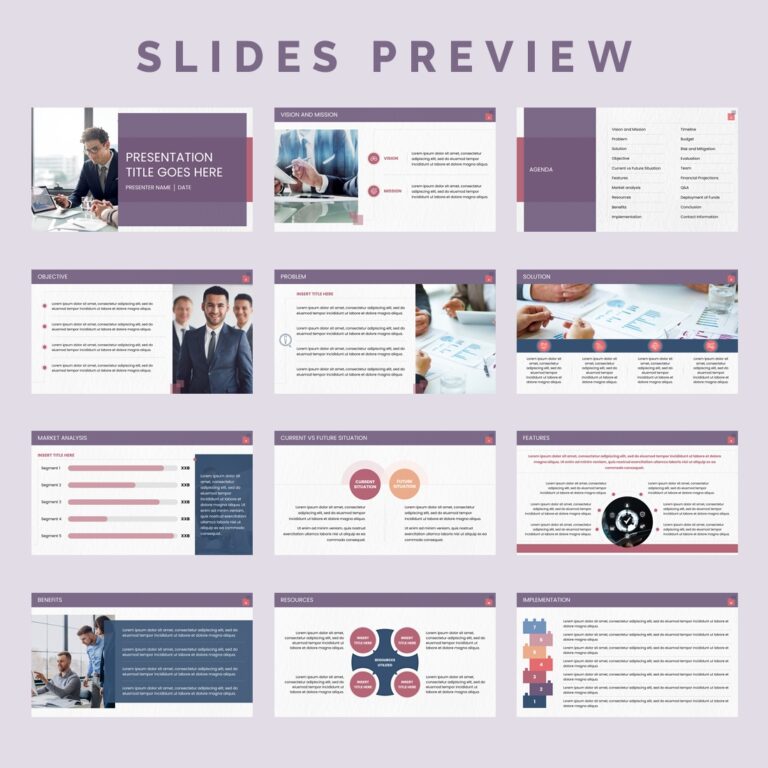 Business Presentation PowerPoint Template, Corporate PowerPoint ...