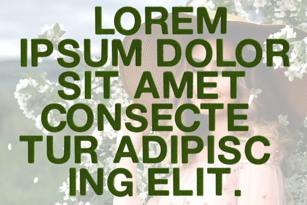 Ms Grass Bitmap Font & PNGs – MasterBundles