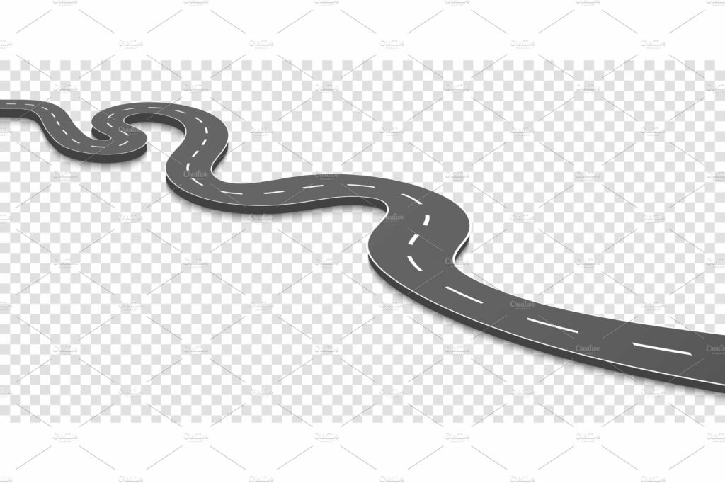 Highway infographic with markings. – MasterBundles