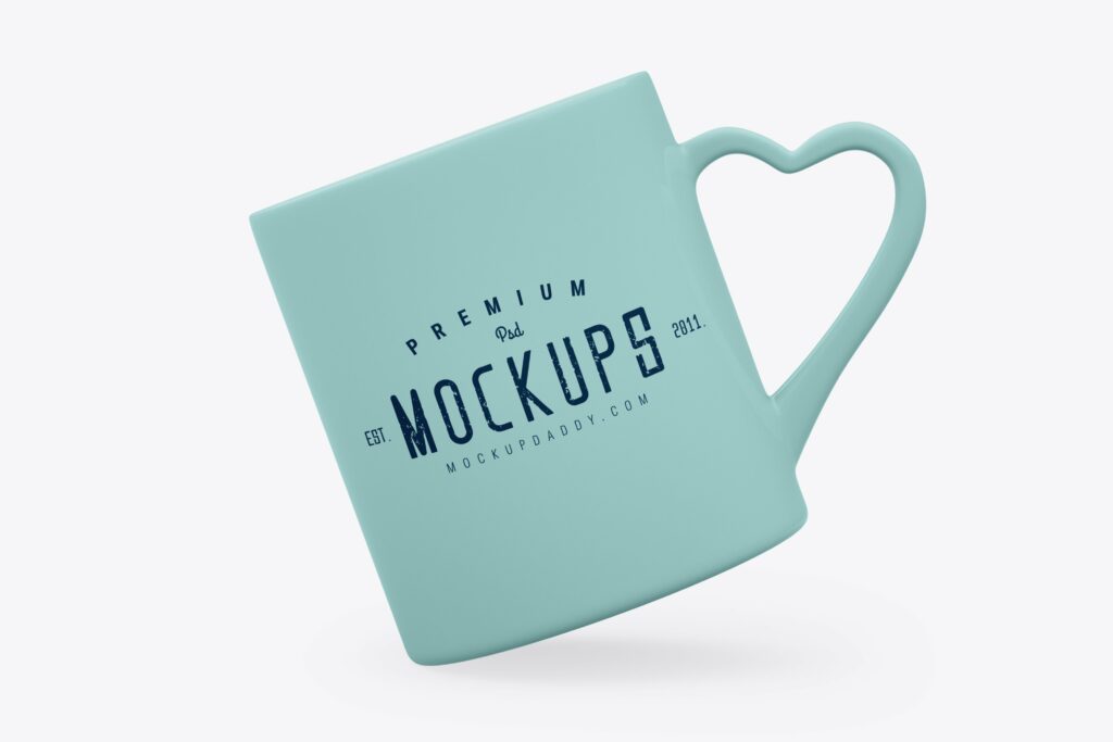 Heart Handle Mug Psd Mockup – MasterBundles