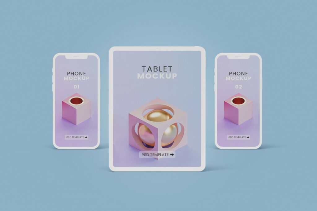 Multi Device Clay Mockup Set – MasterBundles