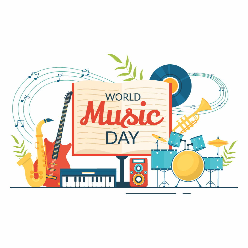 14 World Music Day Illustration - MasterBundles