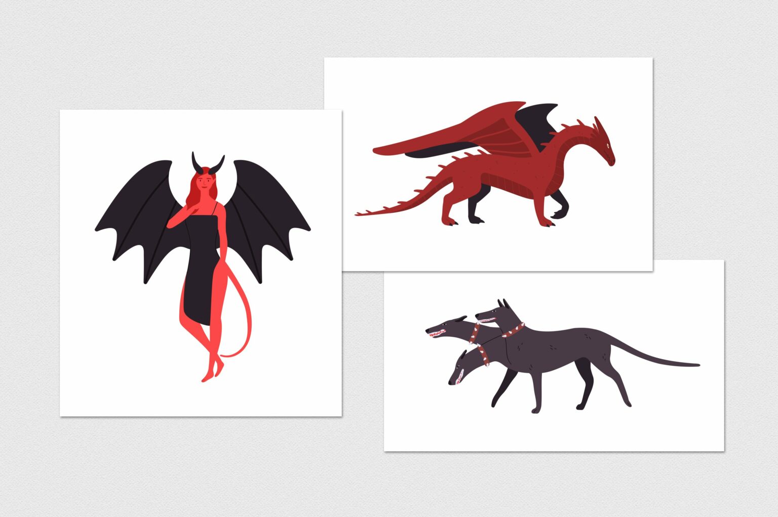 Magical creatures set – MasterBundles