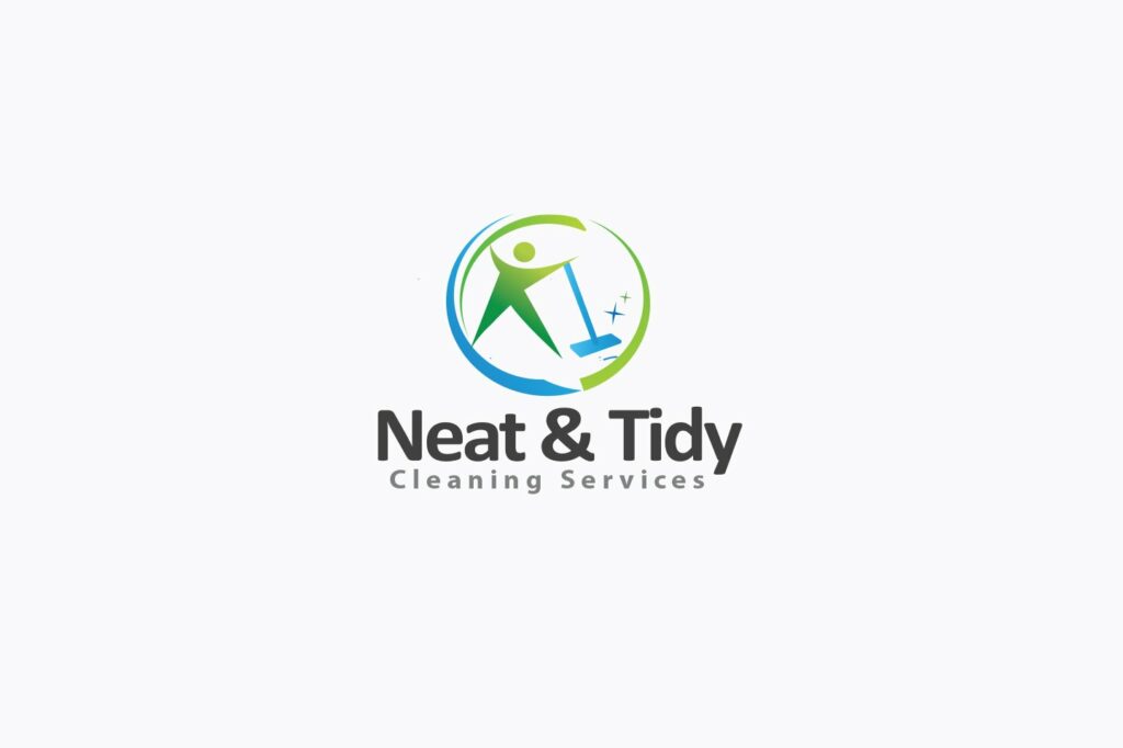 Neat and Tidy Cleaning Logo – MasterBundles