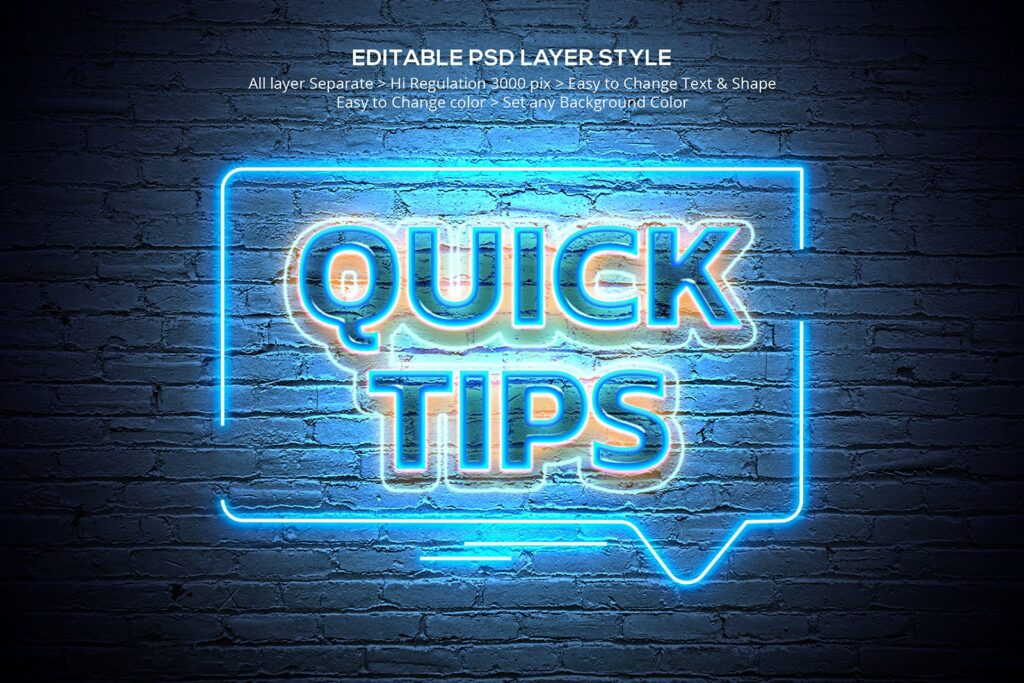 Exclusive Neon Text Effect Bundle – MasterBundles