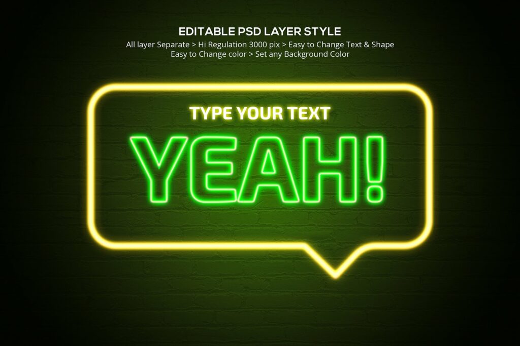 Exclusive Neon Text Effect Bundle – MasterBundles