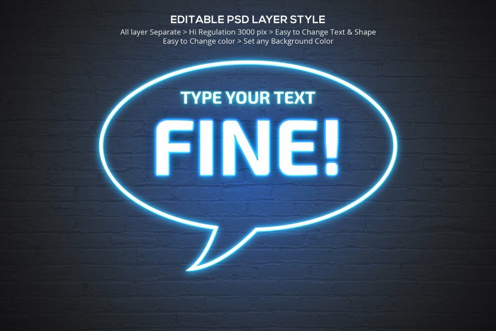 Exclusive Neon Text Effect Bundle – MasterBundles