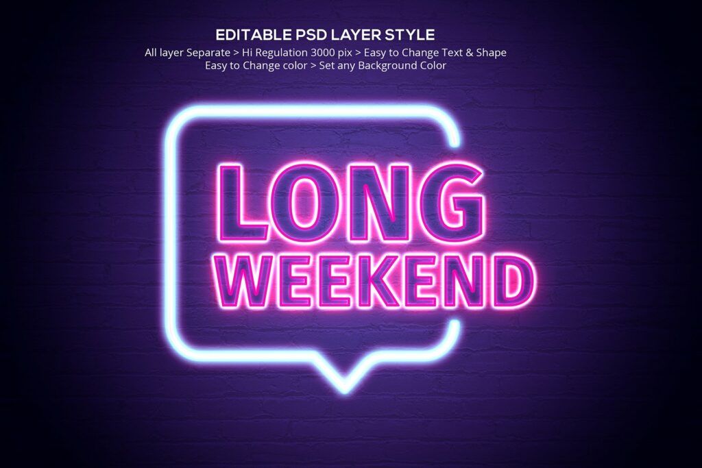 Exclusive Neon Text Effect Bundle – MasterBundles