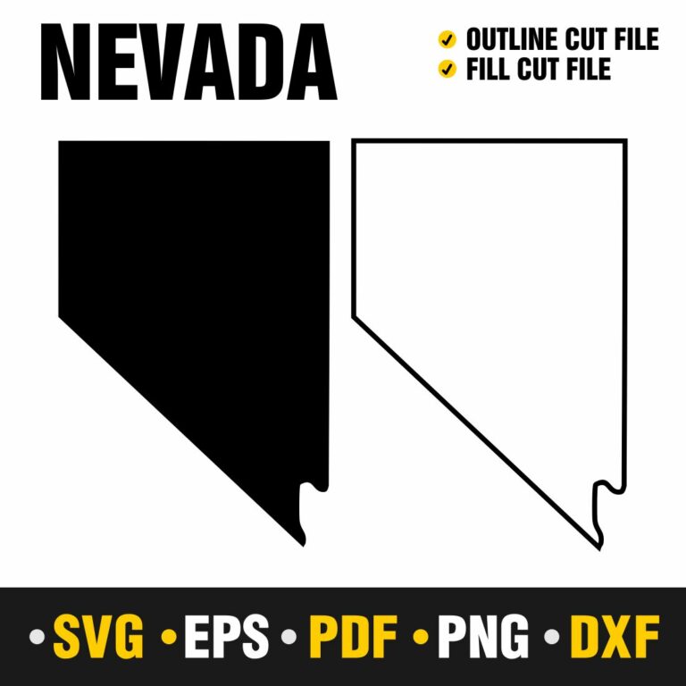 Nevada SVG, PNG, PDF, EPS & DXF - MasterBundles