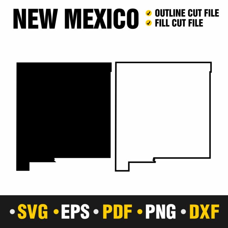 New Mexico SVG, PNG, PDF, EPS & DXF - MasterBundles