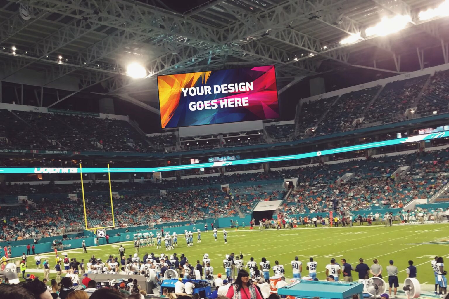 12 PSD NFL Stadium Display Mockup #2 – MasterBundles