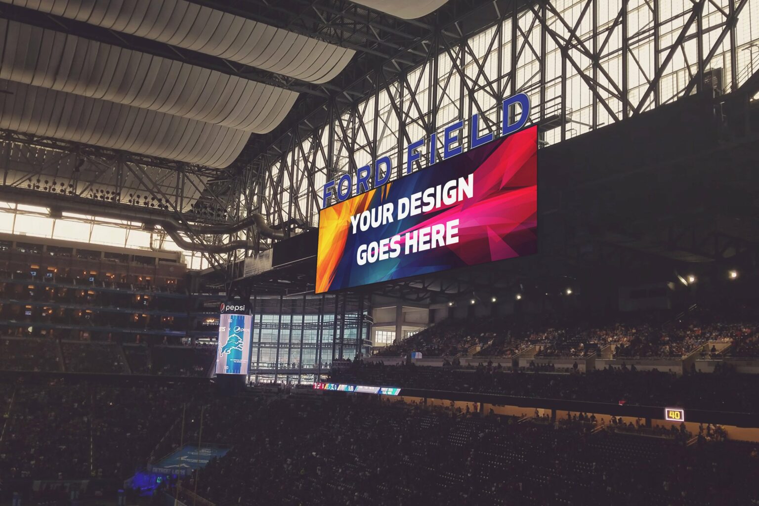 12 PSD NFL Stadium Display Mockup – MasterBundles