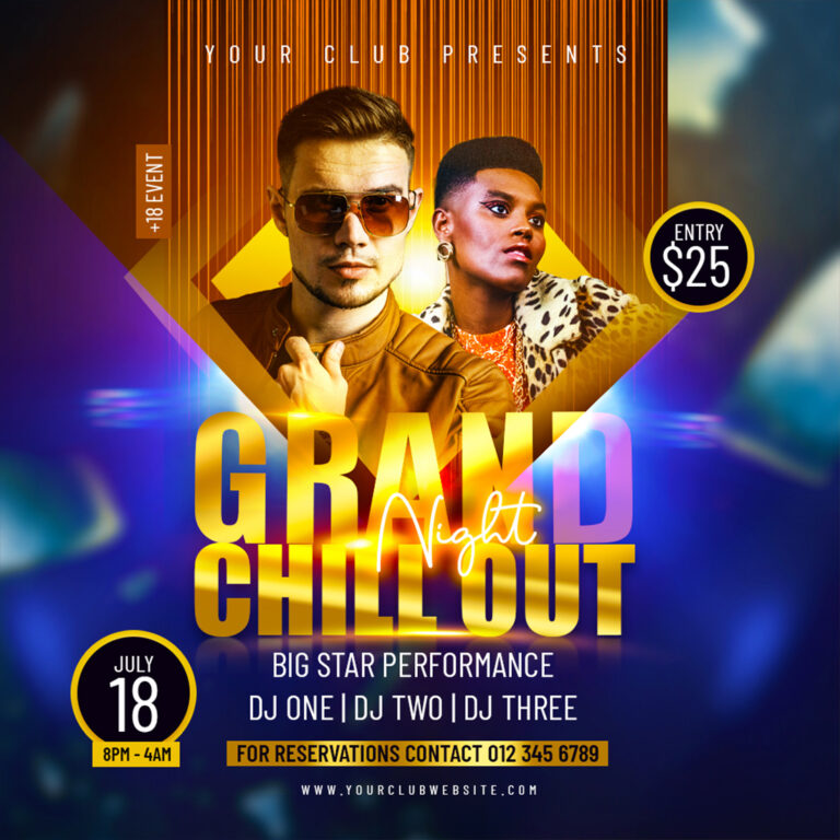 Night Party Event Flyer Masterbundles