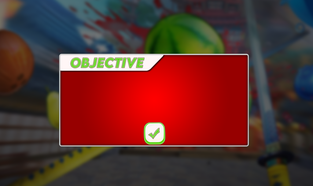 Fruit Cutter game UI template