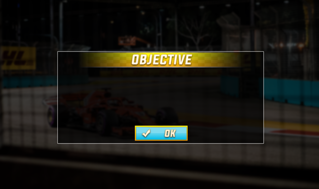 Drift car game UI