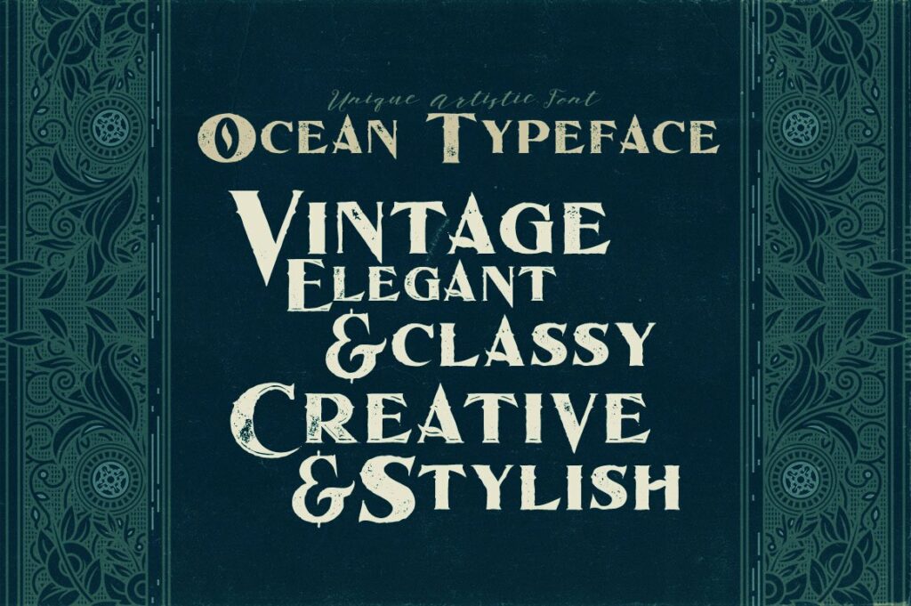 Ocean - Display Font – MasterBundles