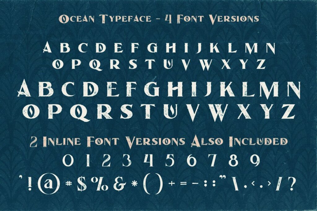 Ocean - Display Font – MasterBundles