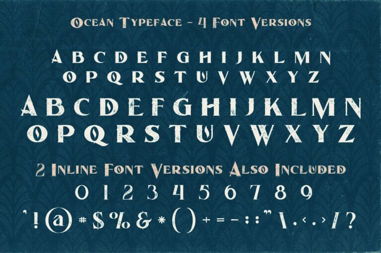Ocean - Display Font – MasterBundles