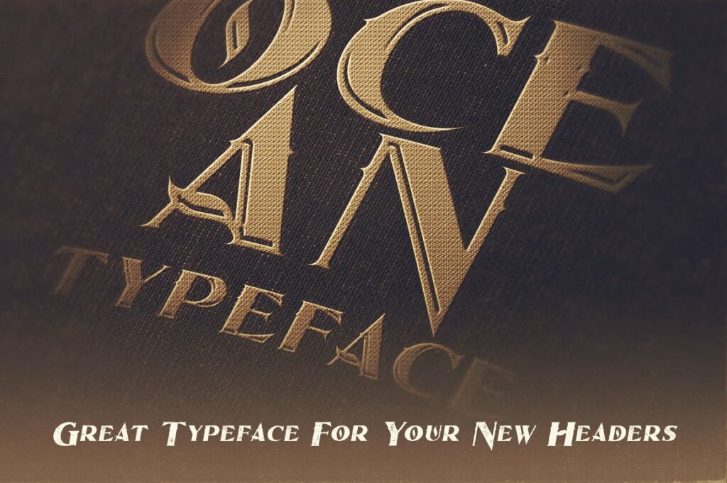 Ocean - Display Font – MasterBundles