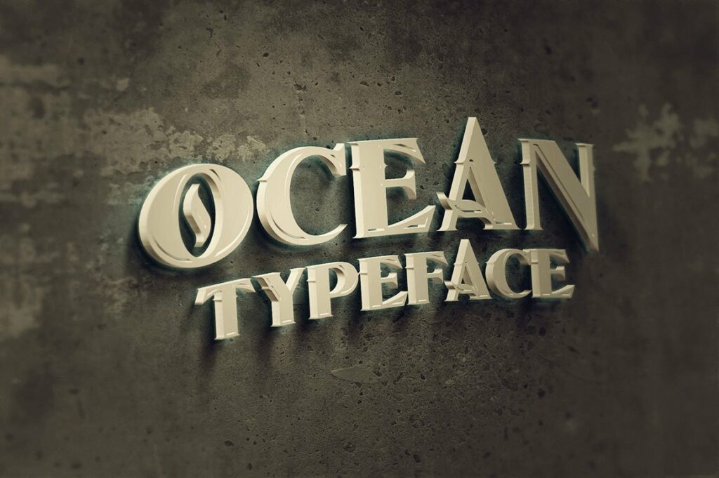 Ocean - Display Font – MasterBundles