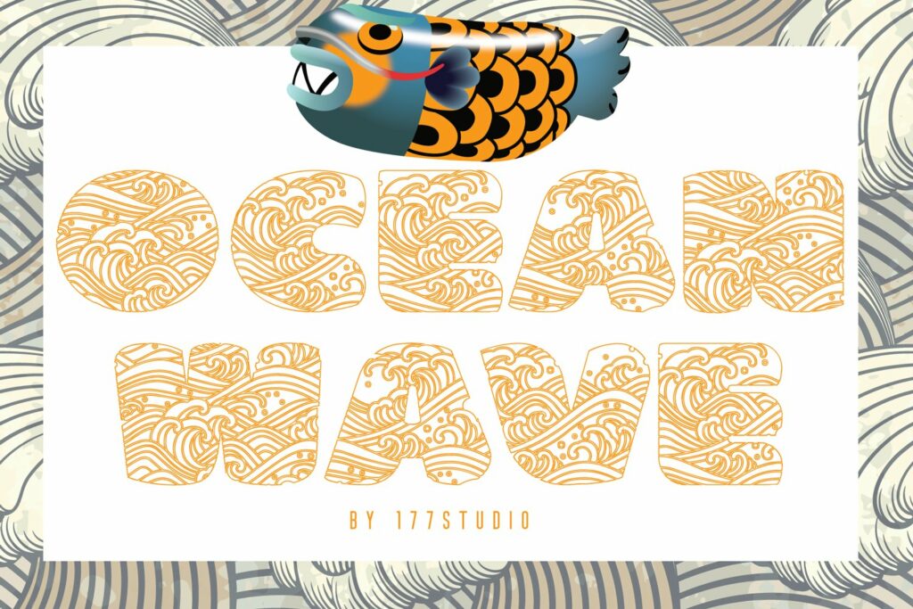 OCEAN WAVE Font – MasterBundles