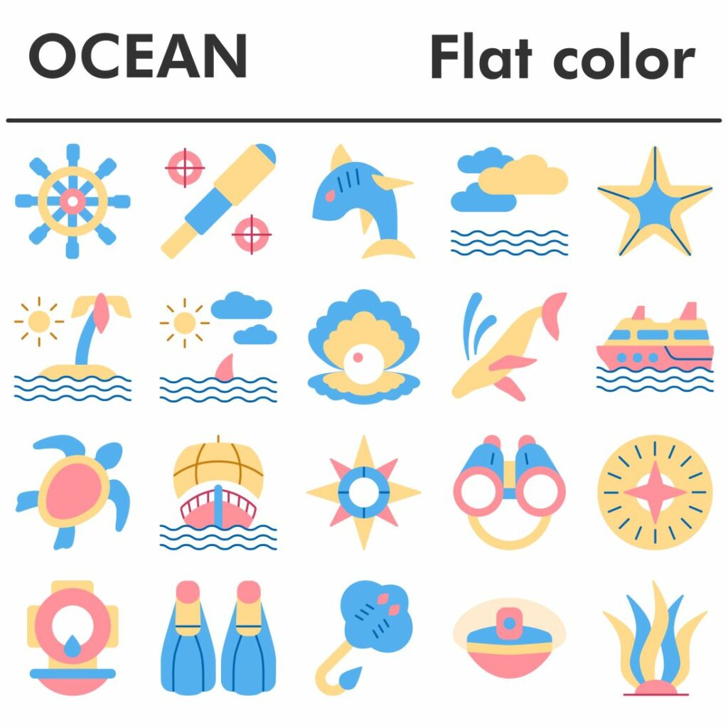 Ocean breeze nautical illustration – MasterBundles