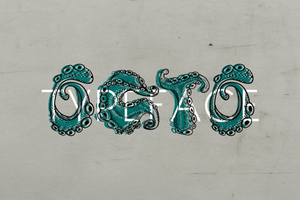 Octo - A hand lettering Octopus font – MasterBundles