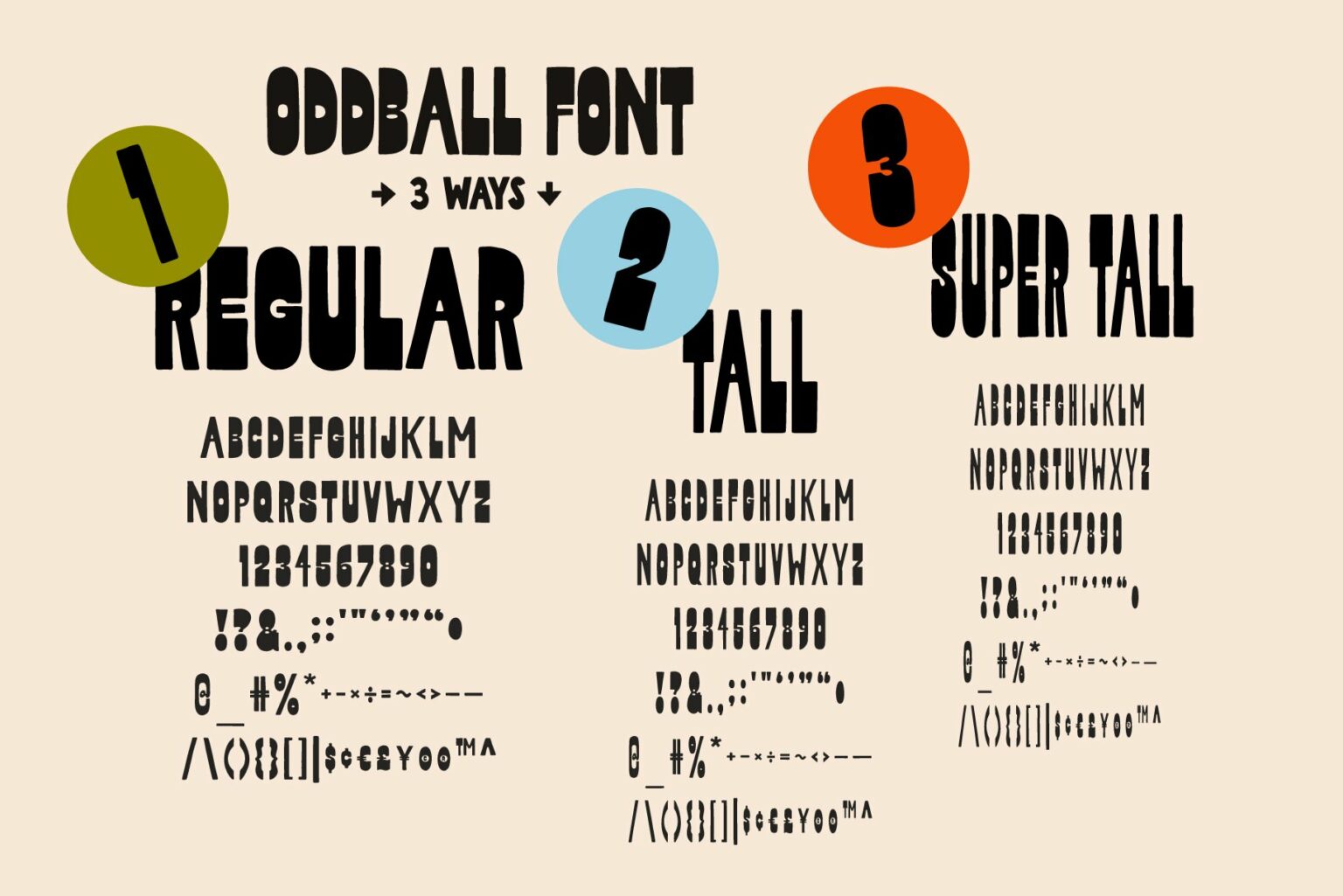 Oddball Font Collection! Hand-drawn! – MasterBundles