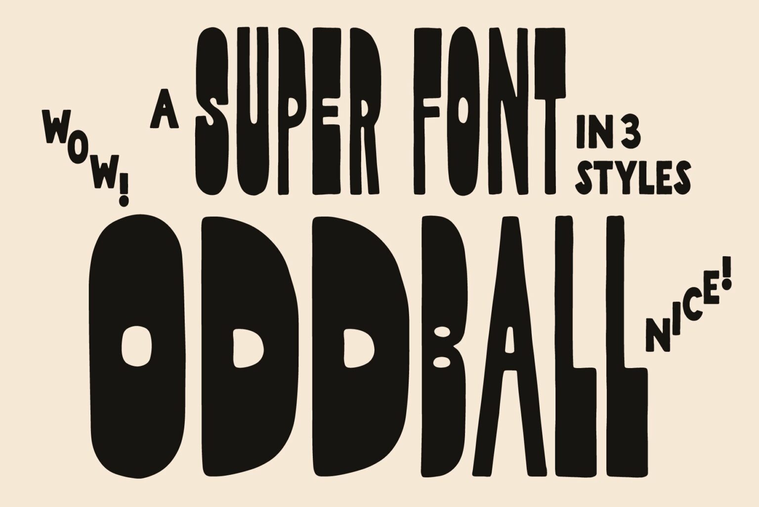 Oddball Font Collection! Hand-drawn! – MasterBundles