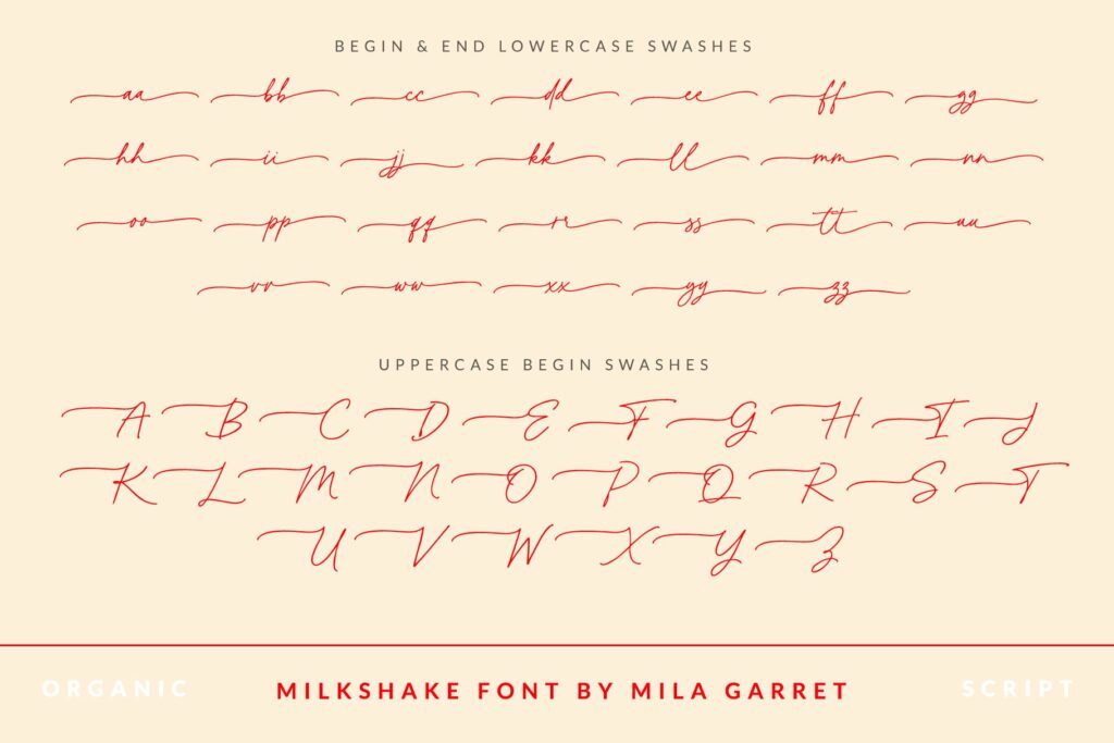 Milkshake Modern Handwritten Script – MasterBundles