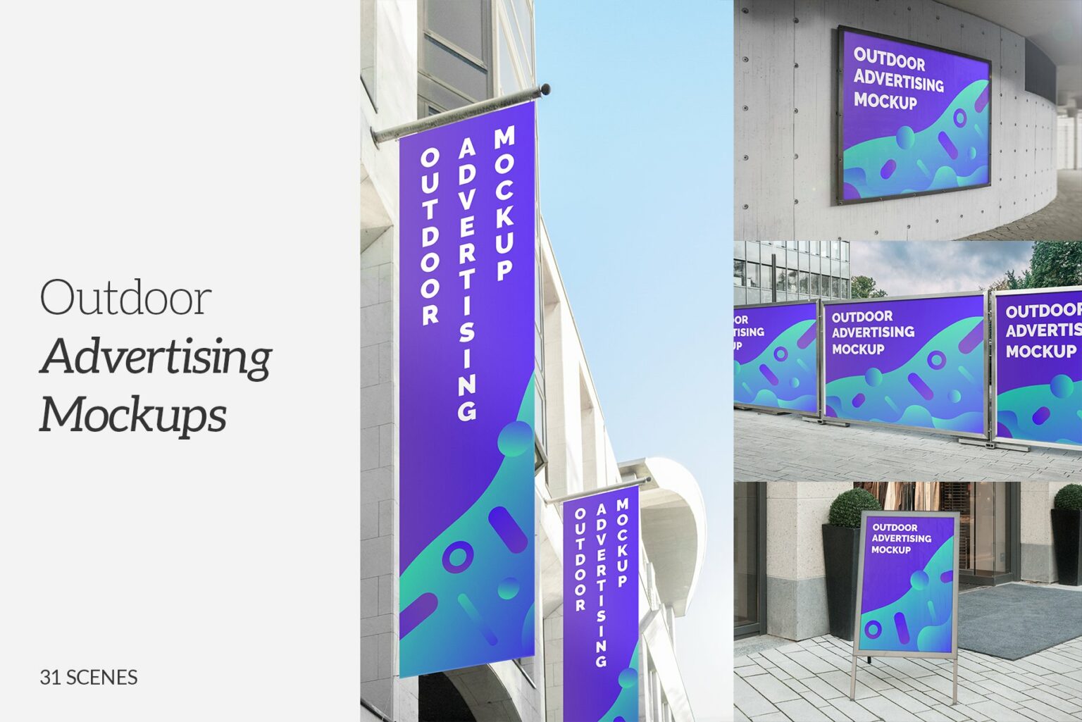 Outdoor Advertising Mockups – MasterBundles