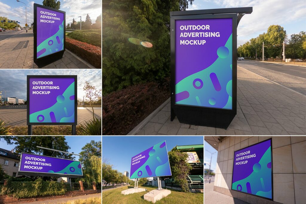 Outdoor Advertising Mockups – MasterBundles