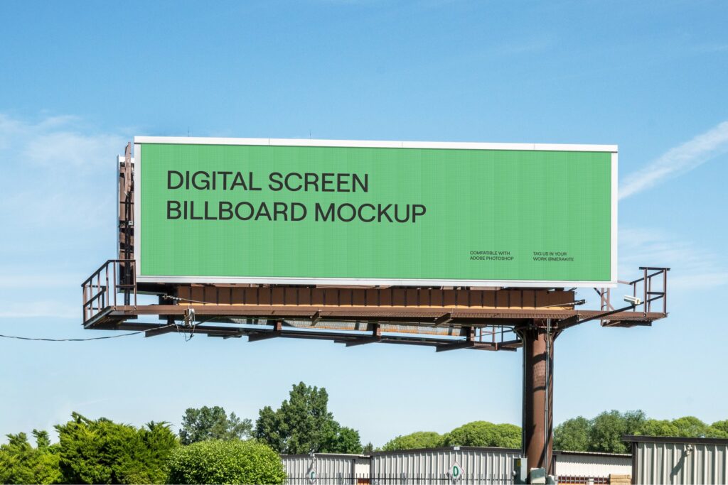 Digital Billboard Mockup PSD – MasterBundles