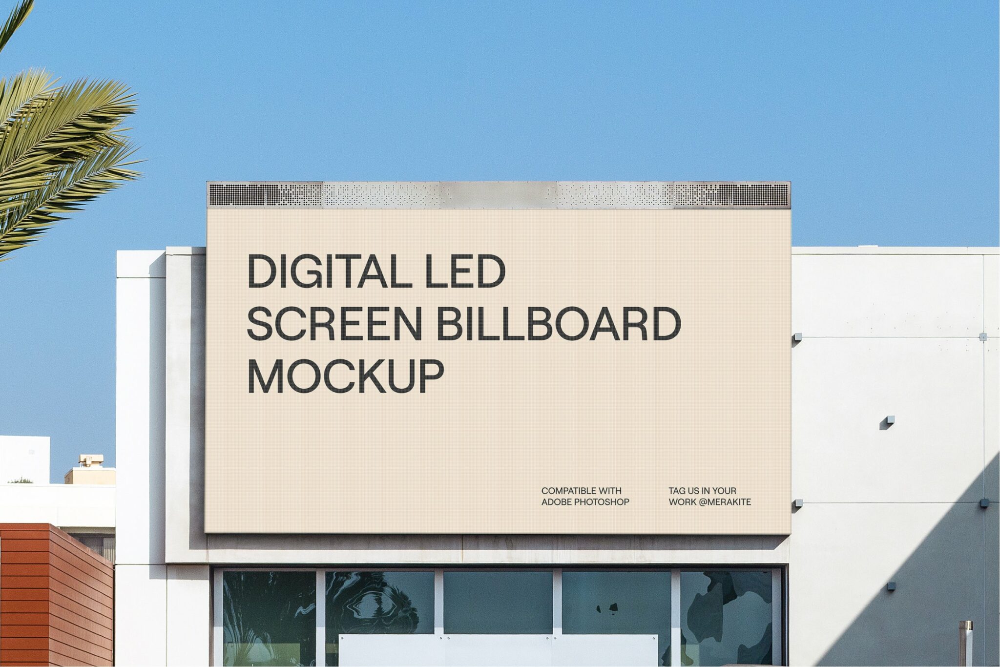 Outdoor Digital Billboard PSD Mockup – MasterBundles