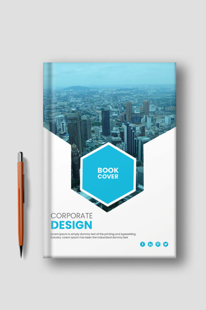 Corporate Business Book Cover Design Template - MasterBundles