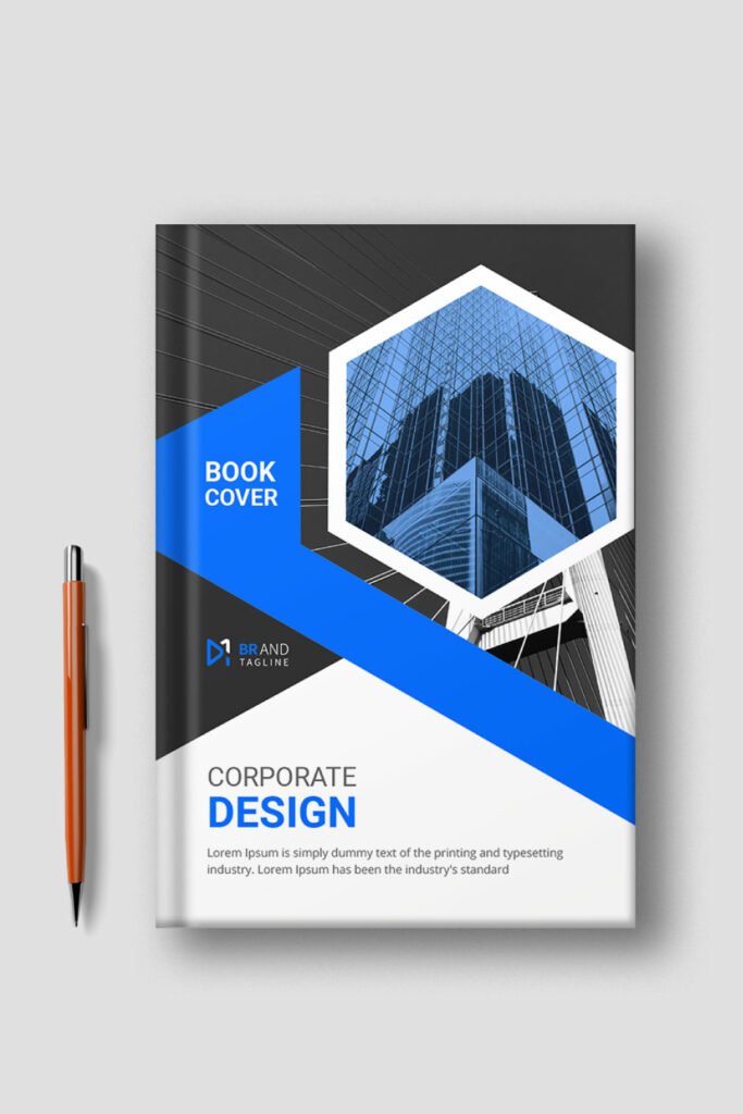 Corporate Book Cover Template - MasterBundles