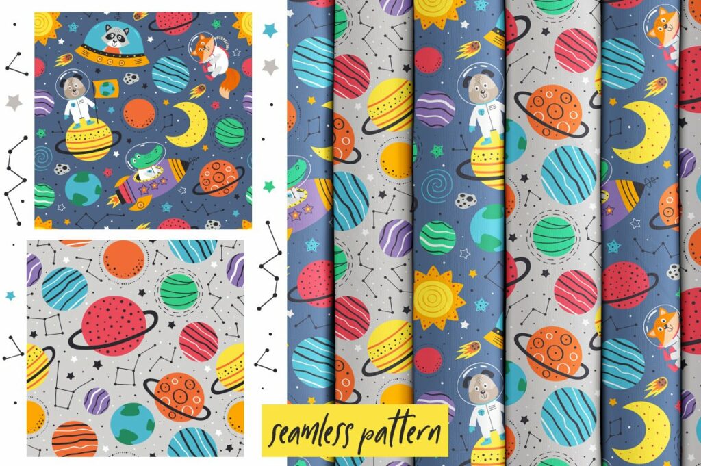 Space animals collection – MasterBundles